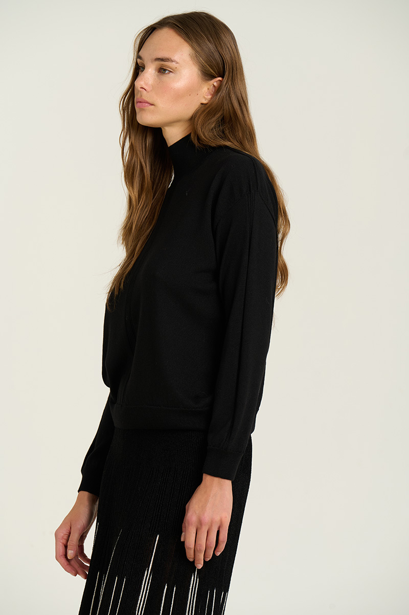 High-neck sweater